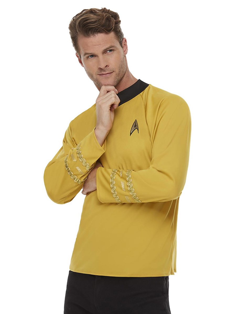 Star Trek – Starship Enterprise Uniform, gold - maskworld.com