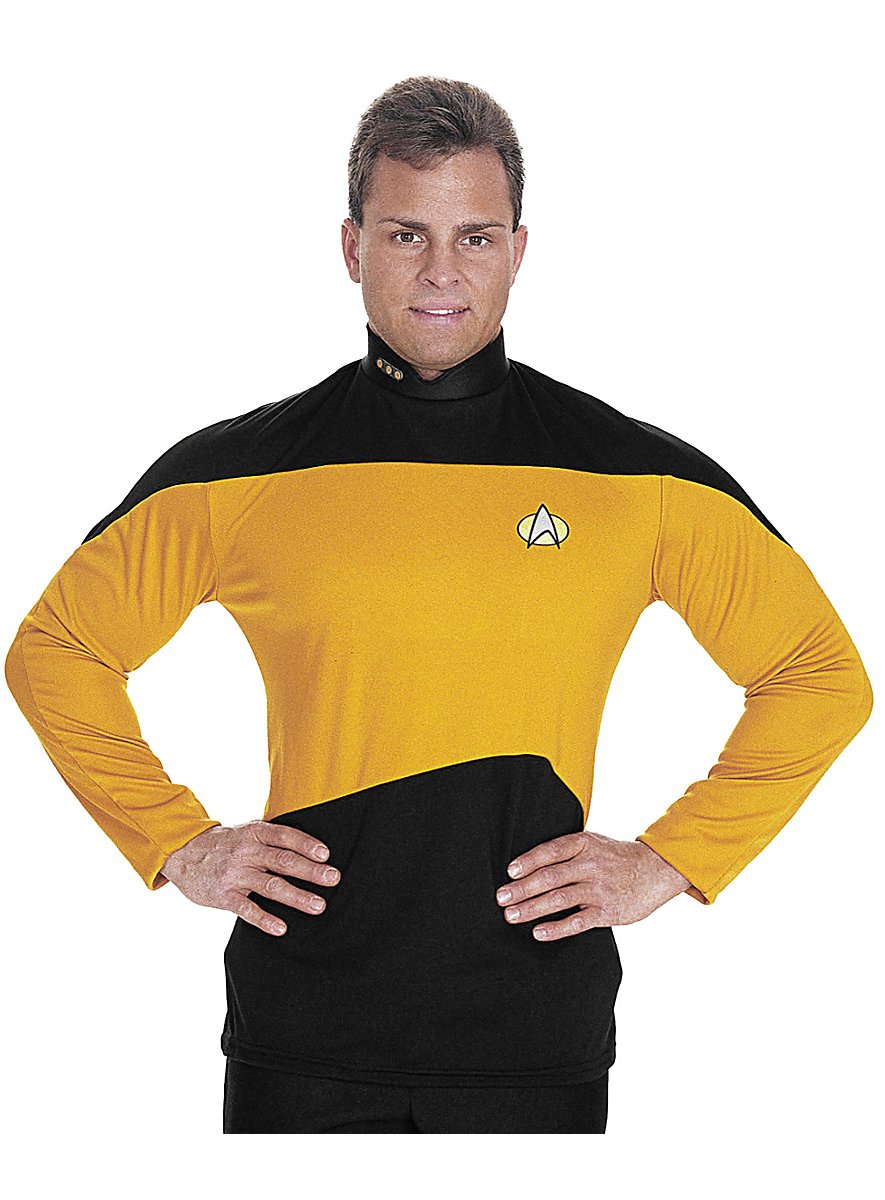 Star Trek TNG Uniform Shirt yellow - maskworld.com