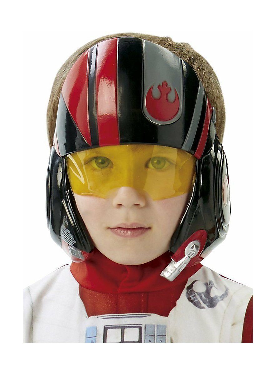 Star Wars 7 X-Wing pilot half mask for kids - maskworld.com