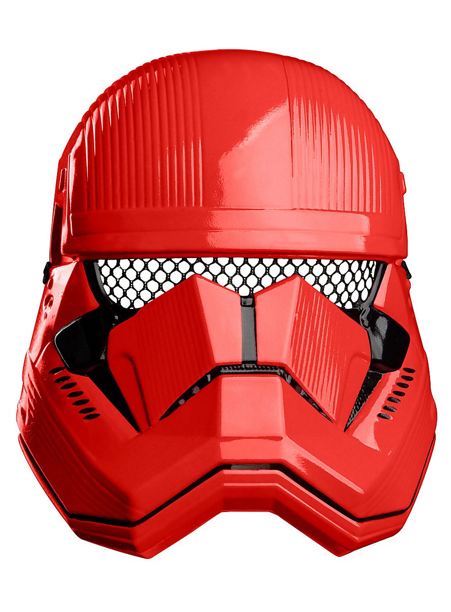 Star Wars 9 Sith Trooper half mask for kids - maskworld.com