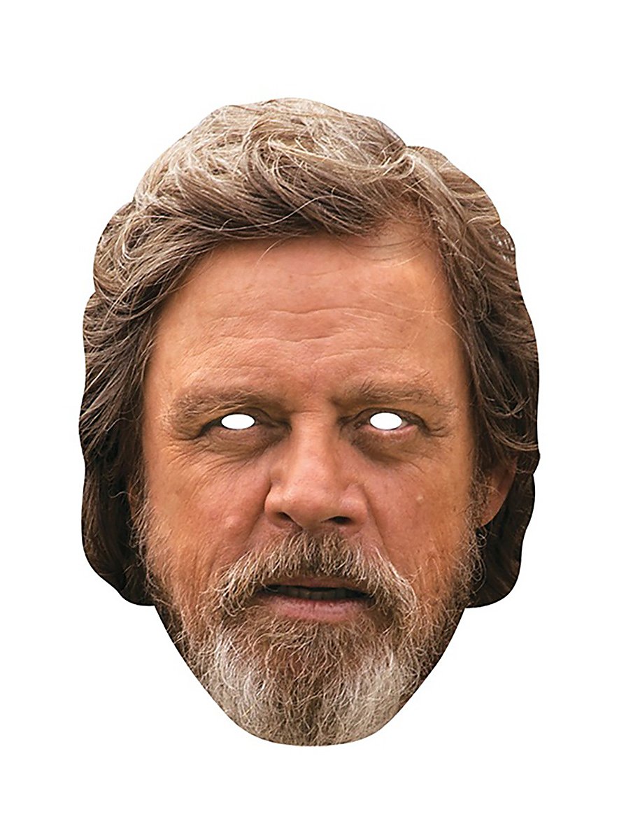 Star Wars Luke Skywalker cardboard mask - maskworld.com
