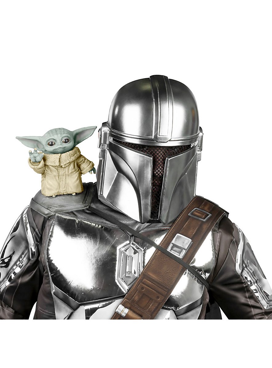 Star Wars - The Mandalorian The child Grogu shoulder figure - maskworld.com