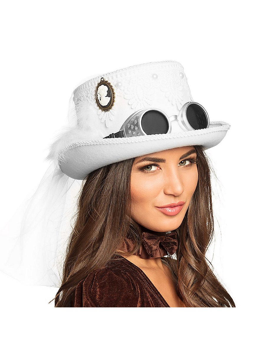 Steampunk bridal hat - maskworld.com