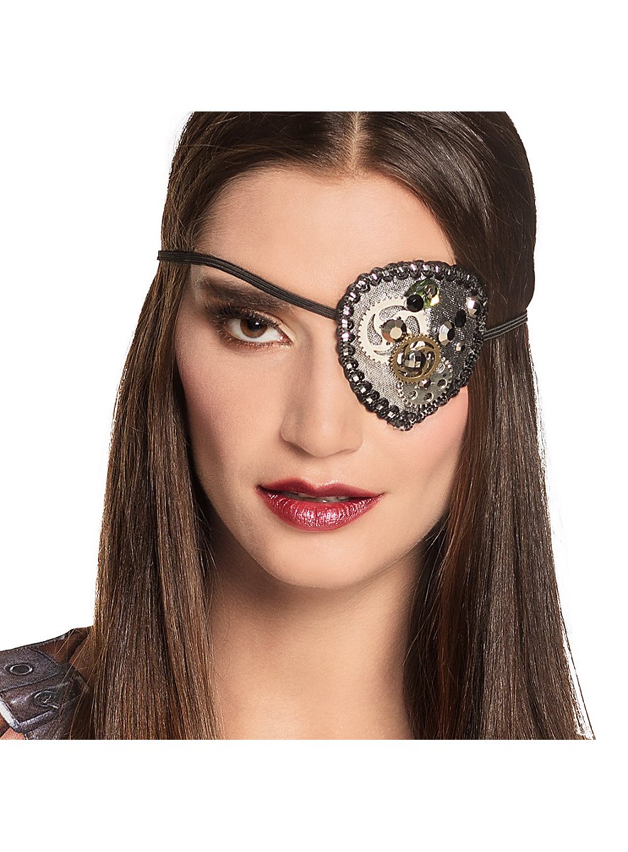 Steampunk eye patch - maskworld.com