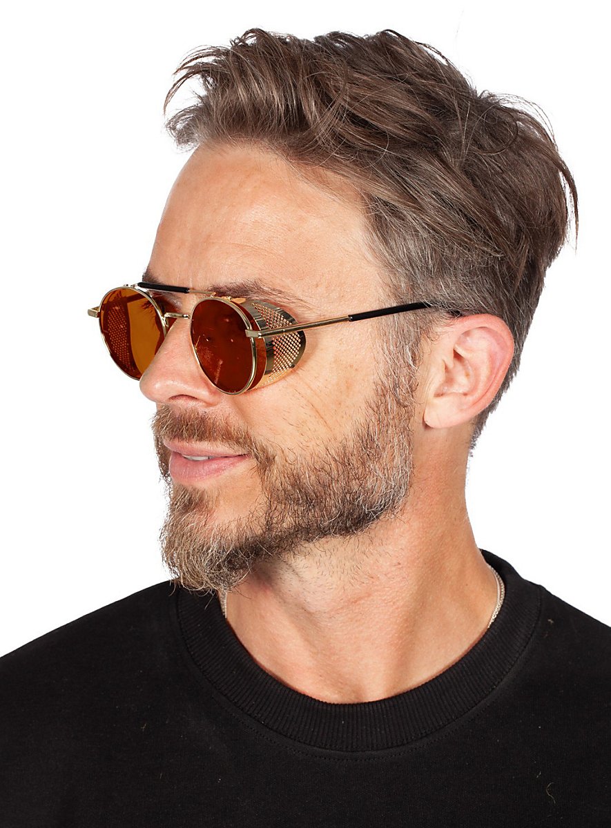Steampunk Glasses With Side Shield