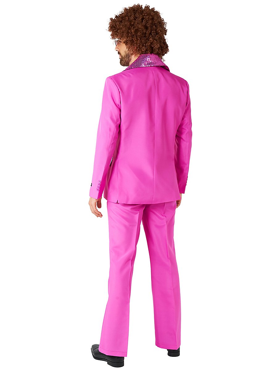 SuitMeister Tuta da discoteca rosa Tuta da festa - maskworld.com