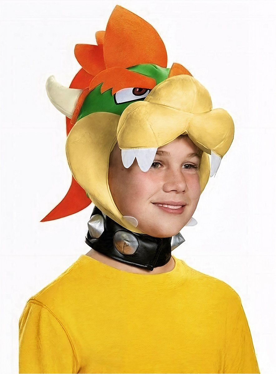 Super Mario Bros. - Bowser-hovedbeklædning til børn - maskworld.com