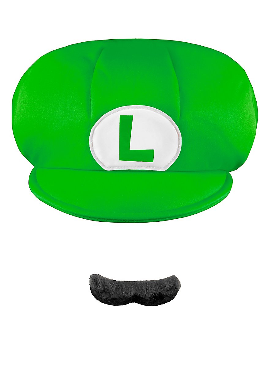 Super Mario Luigi Pet & Snor Set Voor Kinderen - maskworld.com
