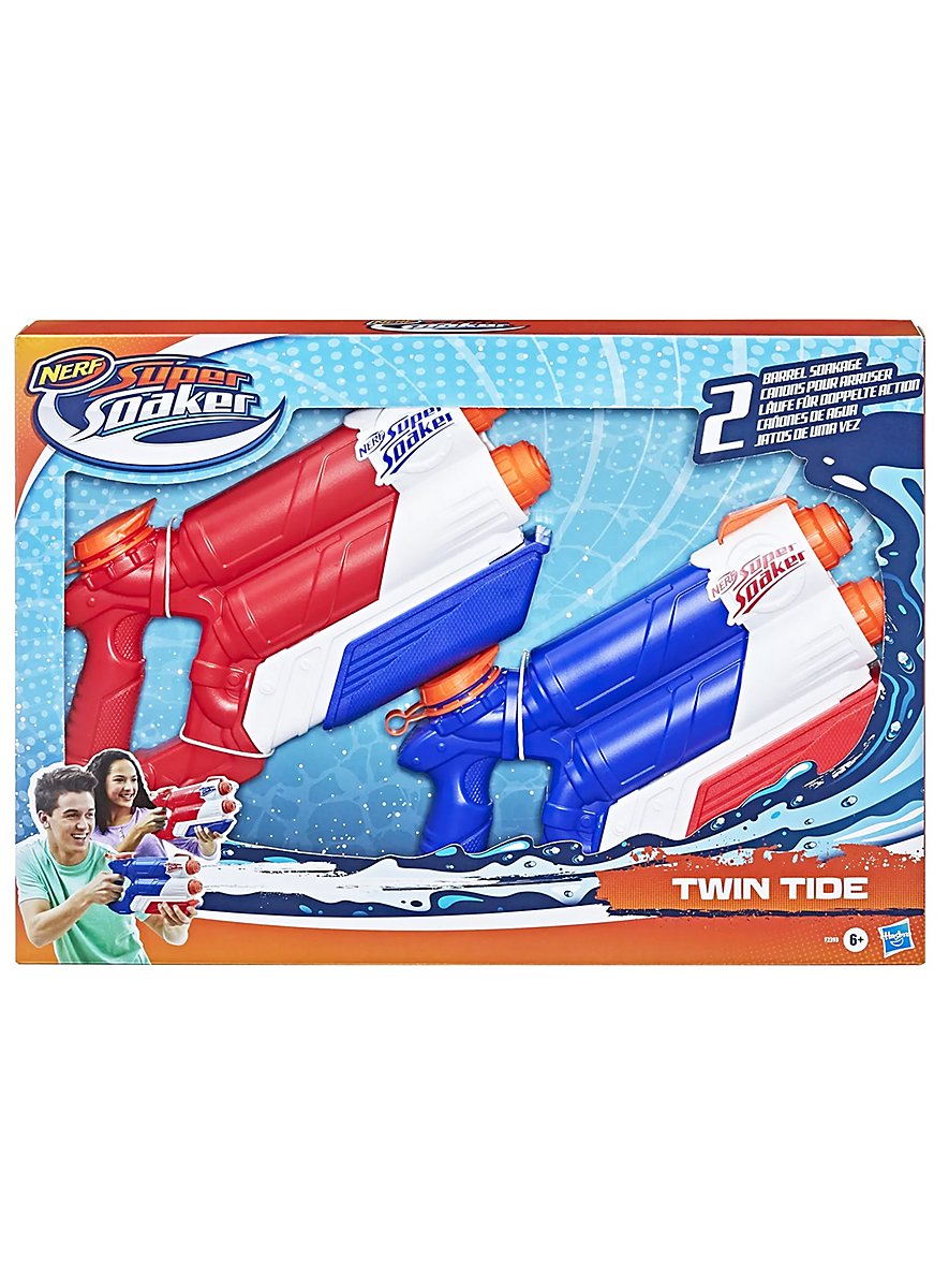 Super Soaker Twin Tide (2-Pack Water Blasters) - maskworld.com