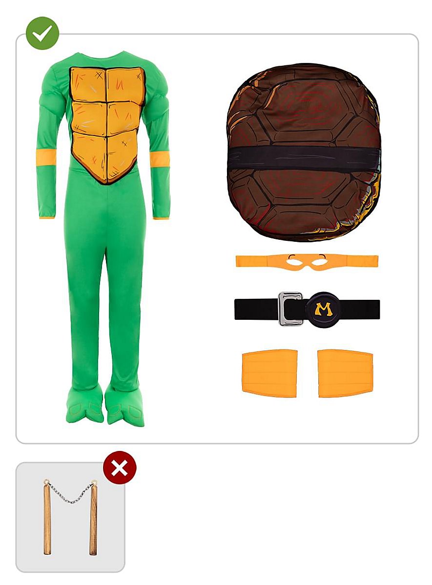 Teenage Mutant Ninja Turtles - Michelangelo costume - maskworld.com