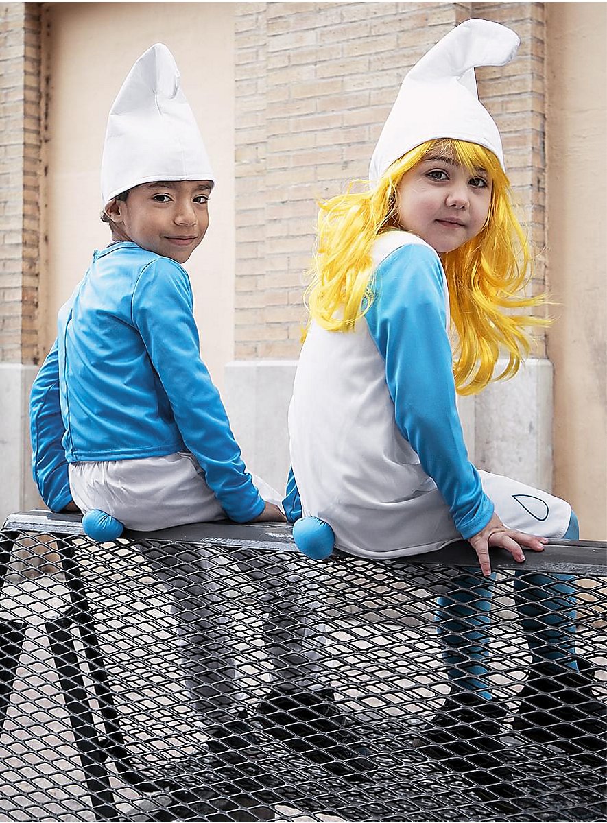 The Smurfs - Smurfette wig for girls - maskworld.com