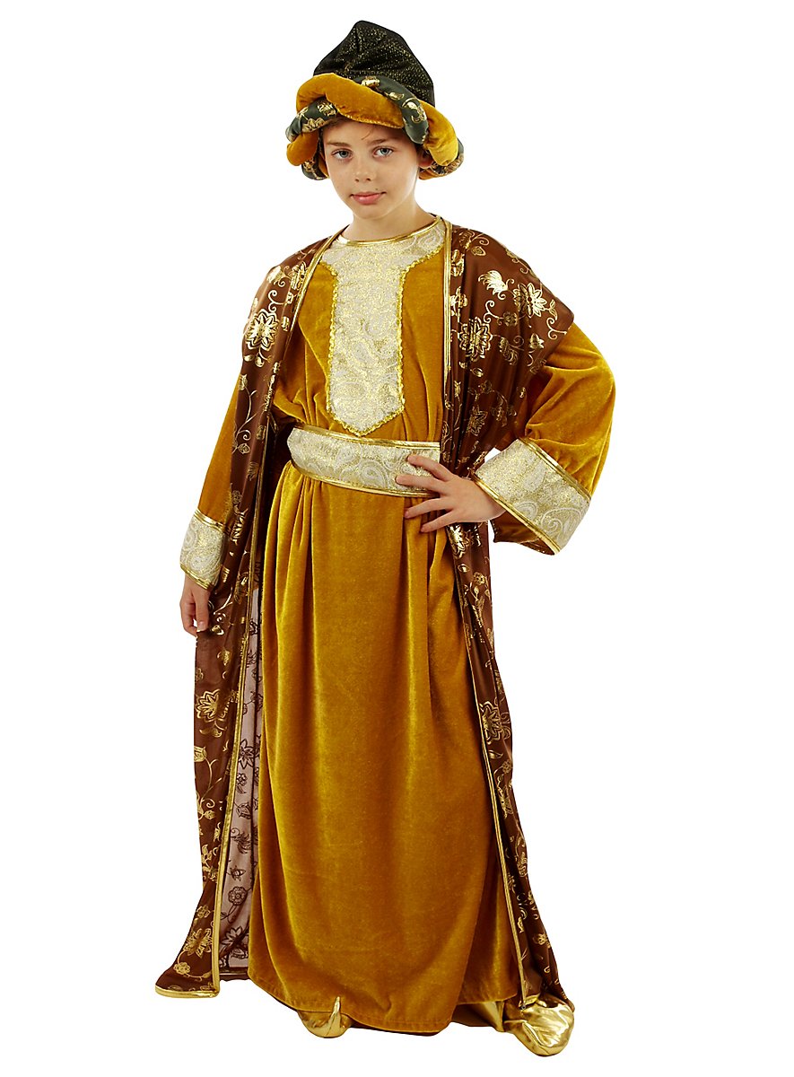 Three Kings Melchior nativity play costume for children - maskworld.com