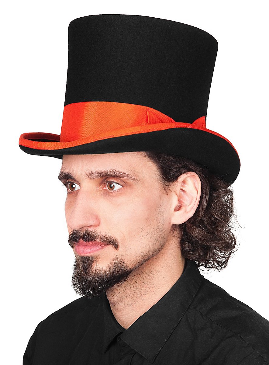Top Hat black-red - maskworld.com