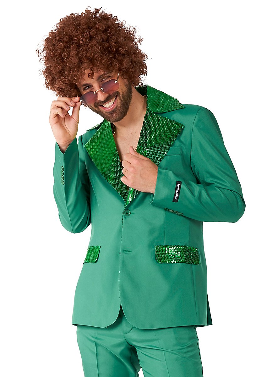 Traje Disco Verde SuitMeister Traje De Fiesta - maskworld.com