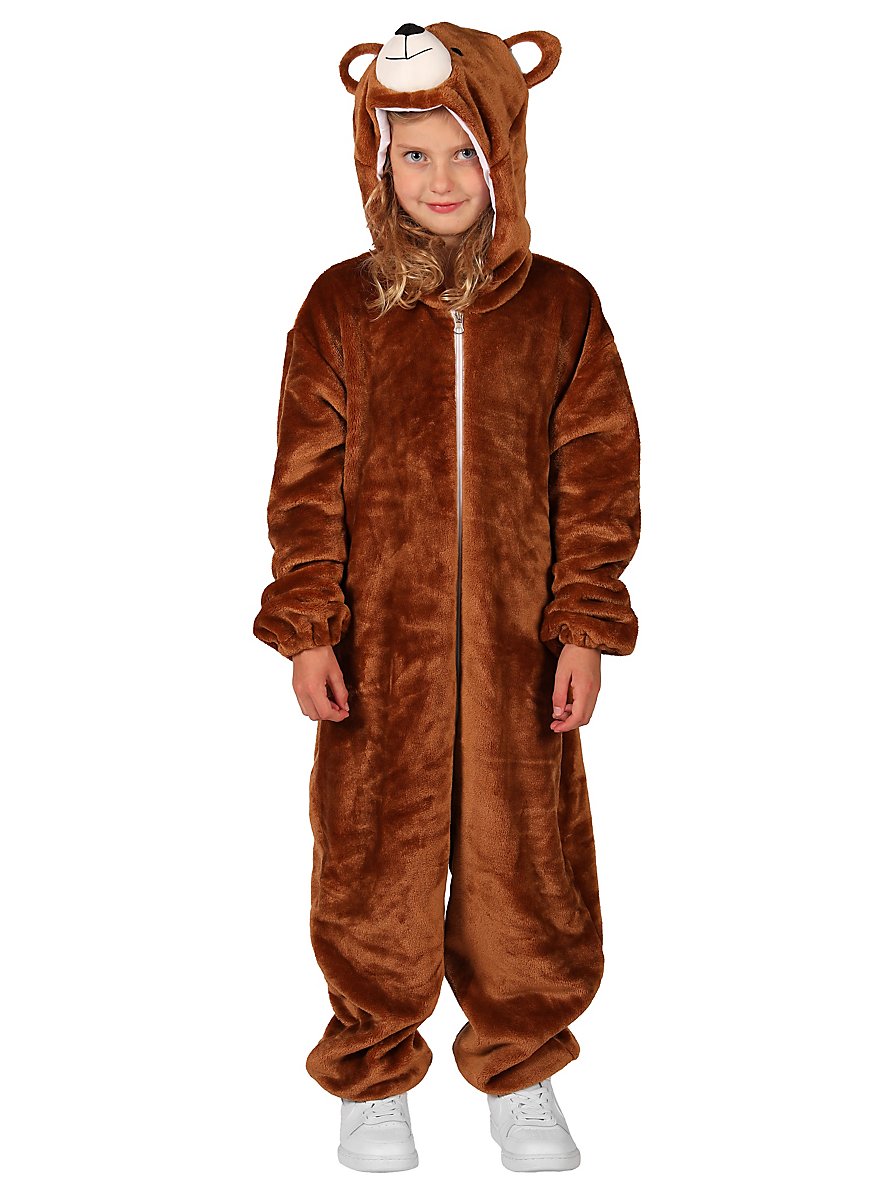 Tuta costume da orso per bambini - maskworld.com