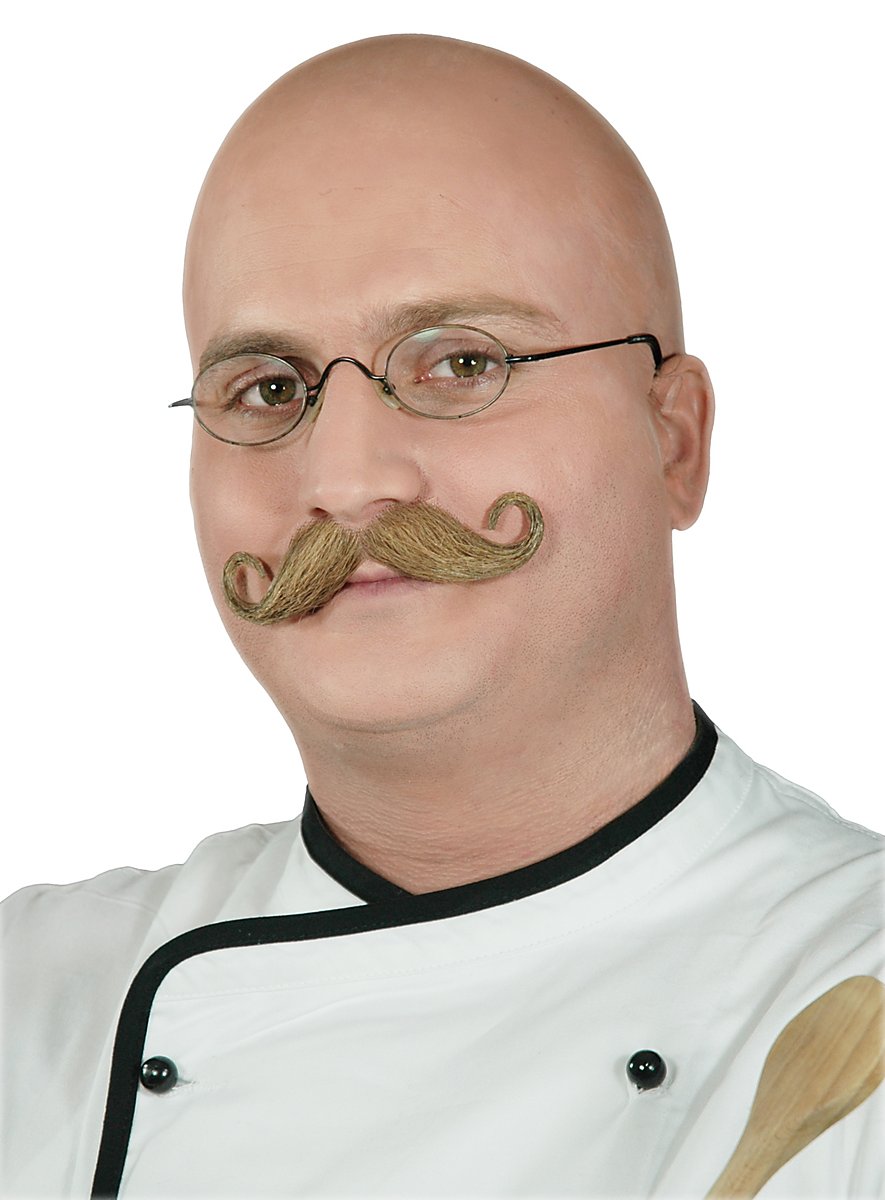 TV Kitchen Chef, Real Hair Beard, Light Brown - maskworld.com