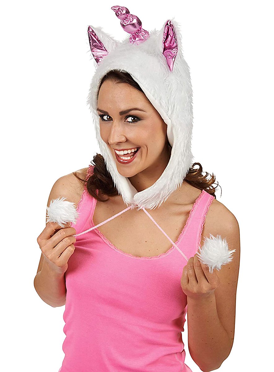 Unicorn cuddly hat - maskworld.com