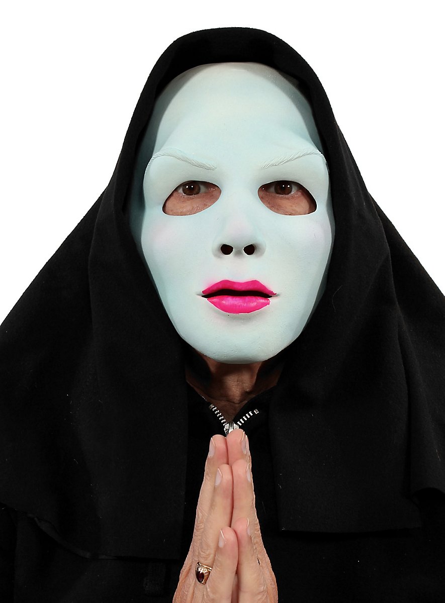 UV Ghost Nun Mask - maskworld.com
