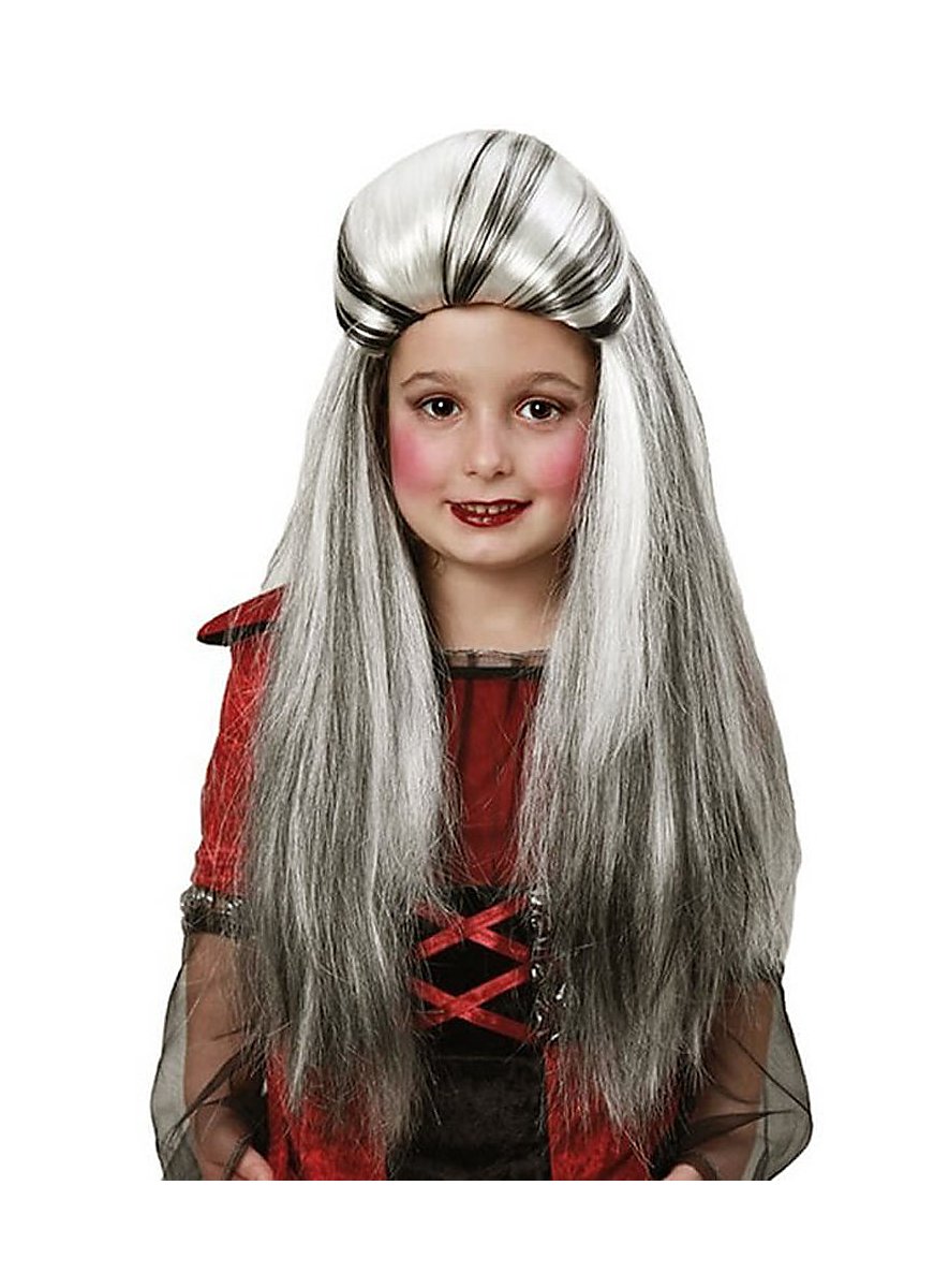 Vampiermeisje pruik voor kinderen - maskworld.com
