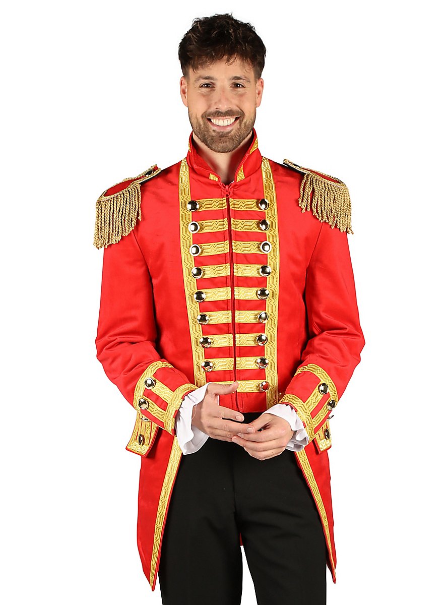 Veste de garde pour hommes rouge et or - maskworld.com