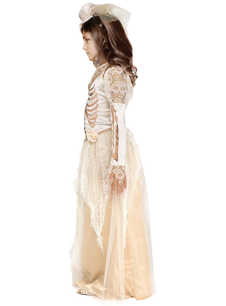 Victorian ghost lady costume for girls - maskworld.com
