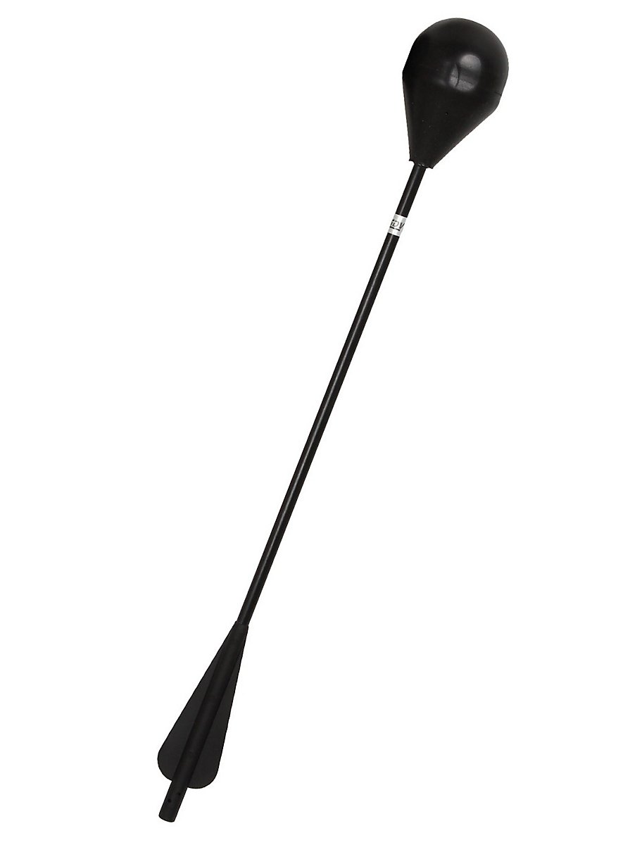 Virote Con Cabeza Redonda (43 cm), Negro - maskworld.com
