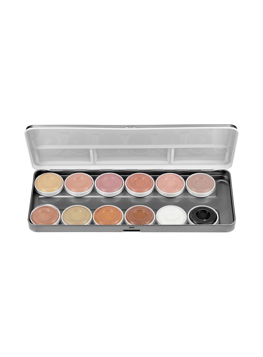 Water makeup Skin Tones - Palette with 12 colors - maskworld.com