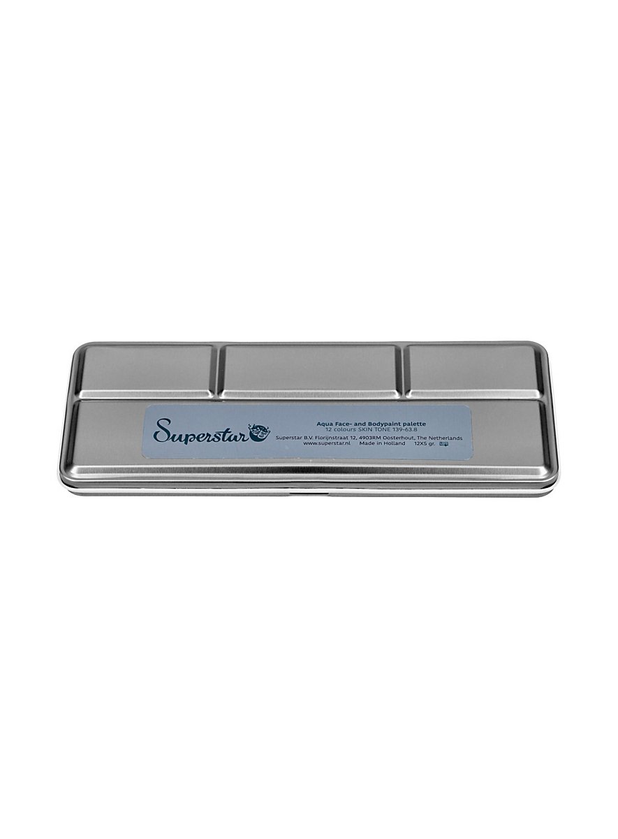 Water makeup Skin Tones - Palette with 12 colors - maskworld.com