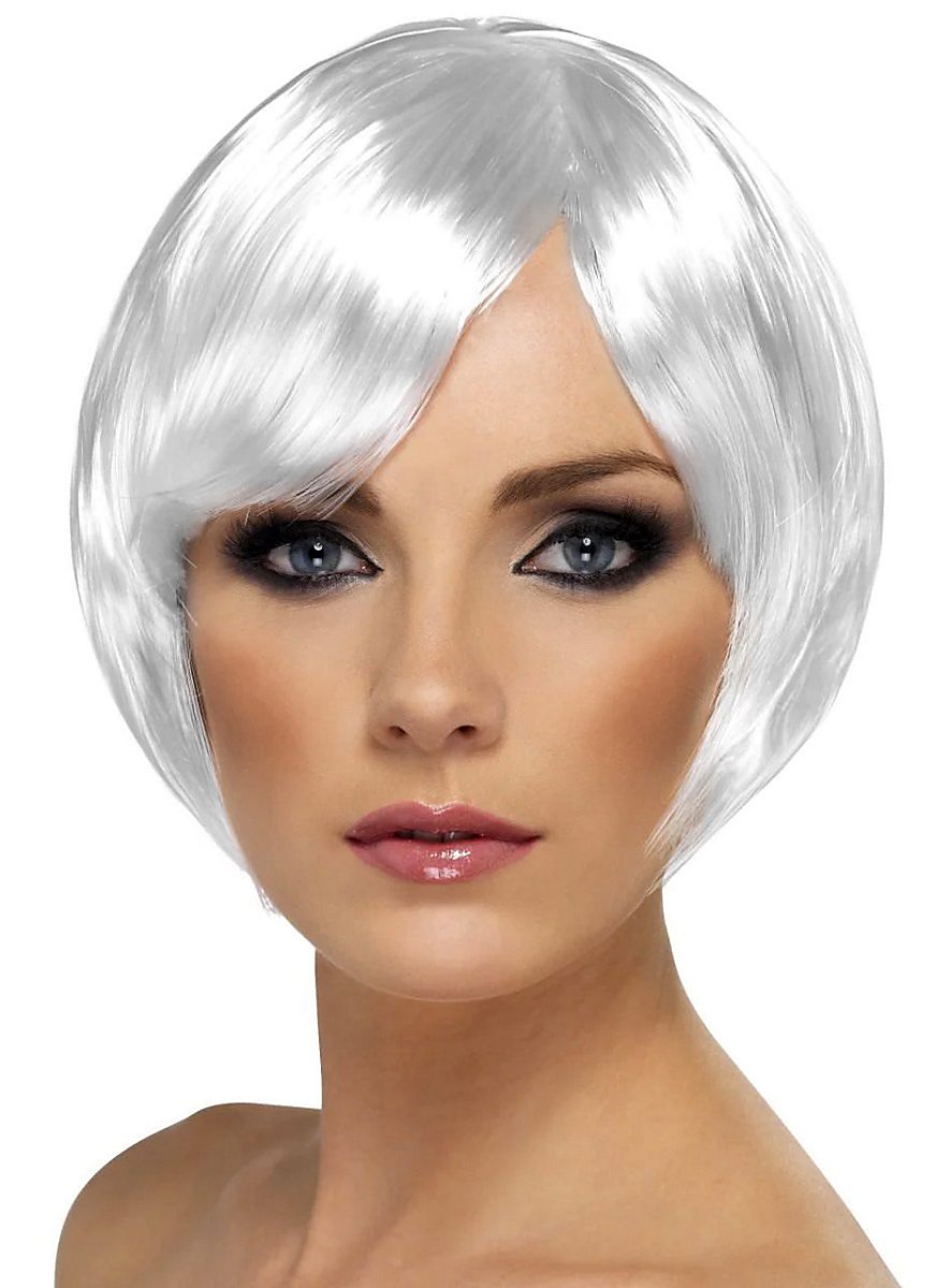 White bob wig - maskworld.com