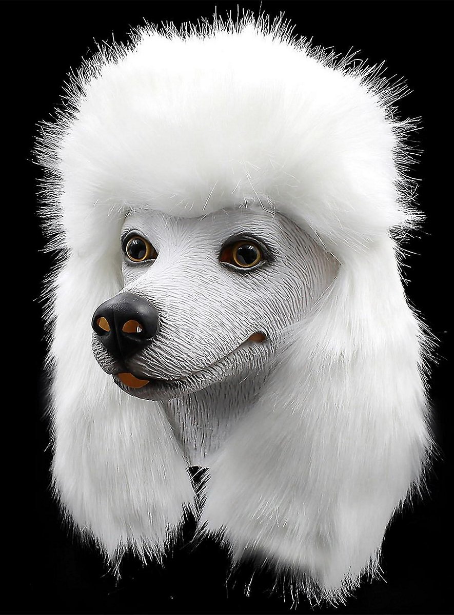 White poodle mask - maskworld.com