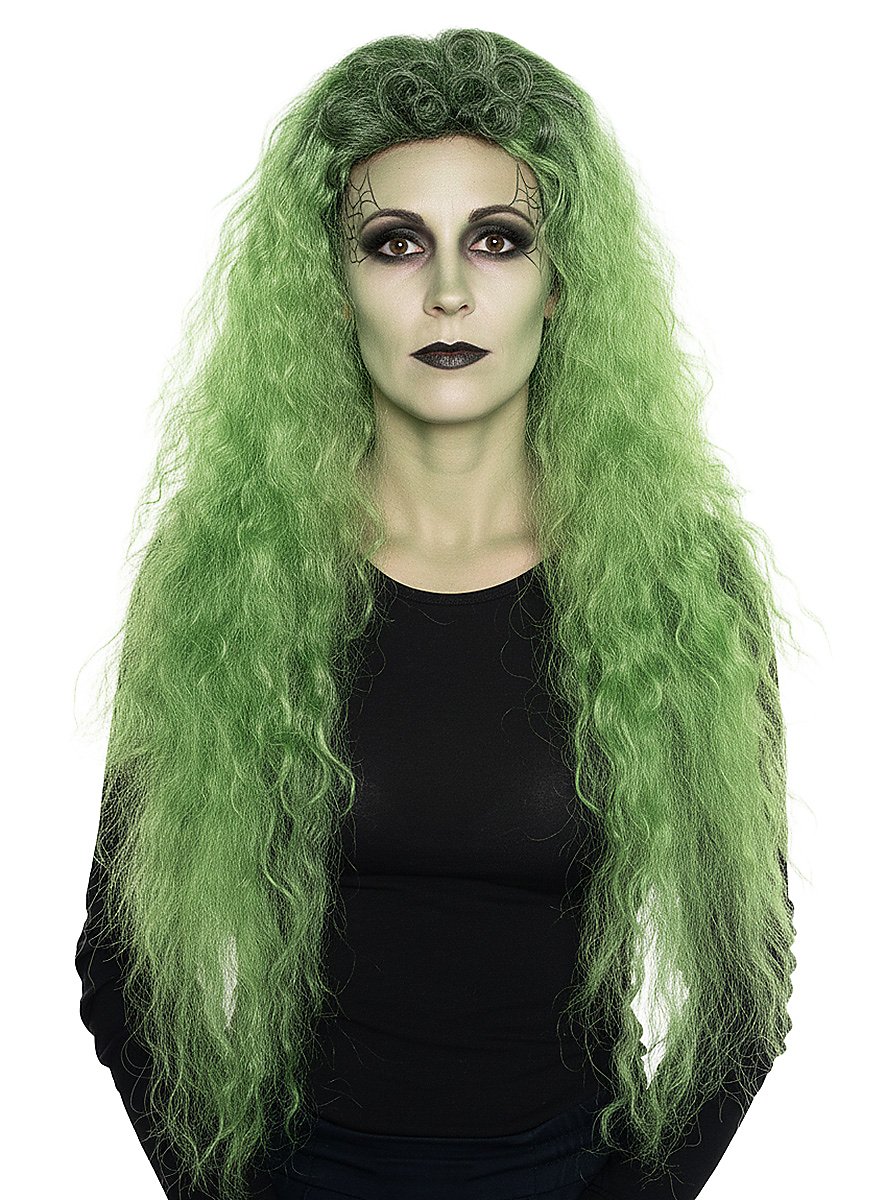 Wild Green Mane Wig - maskworld.com
