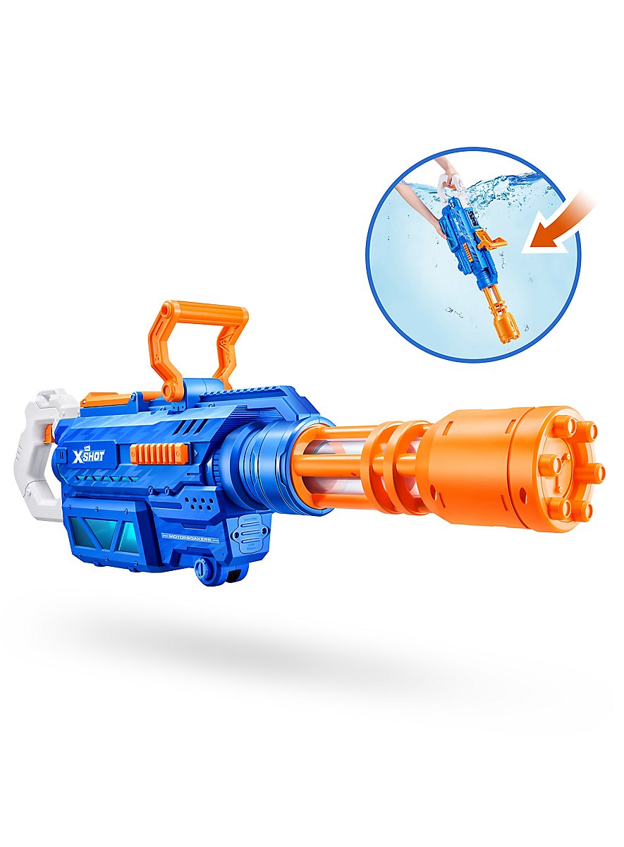 X-Shot Water Fast Fill Motor Soakers Gatling Pulse - maskworld.com