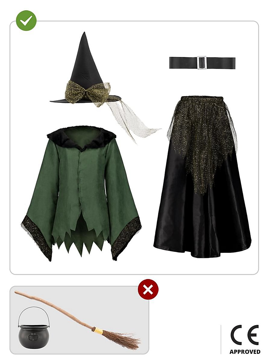 Zauberhafte Hexe Kostüm - maskworld.com