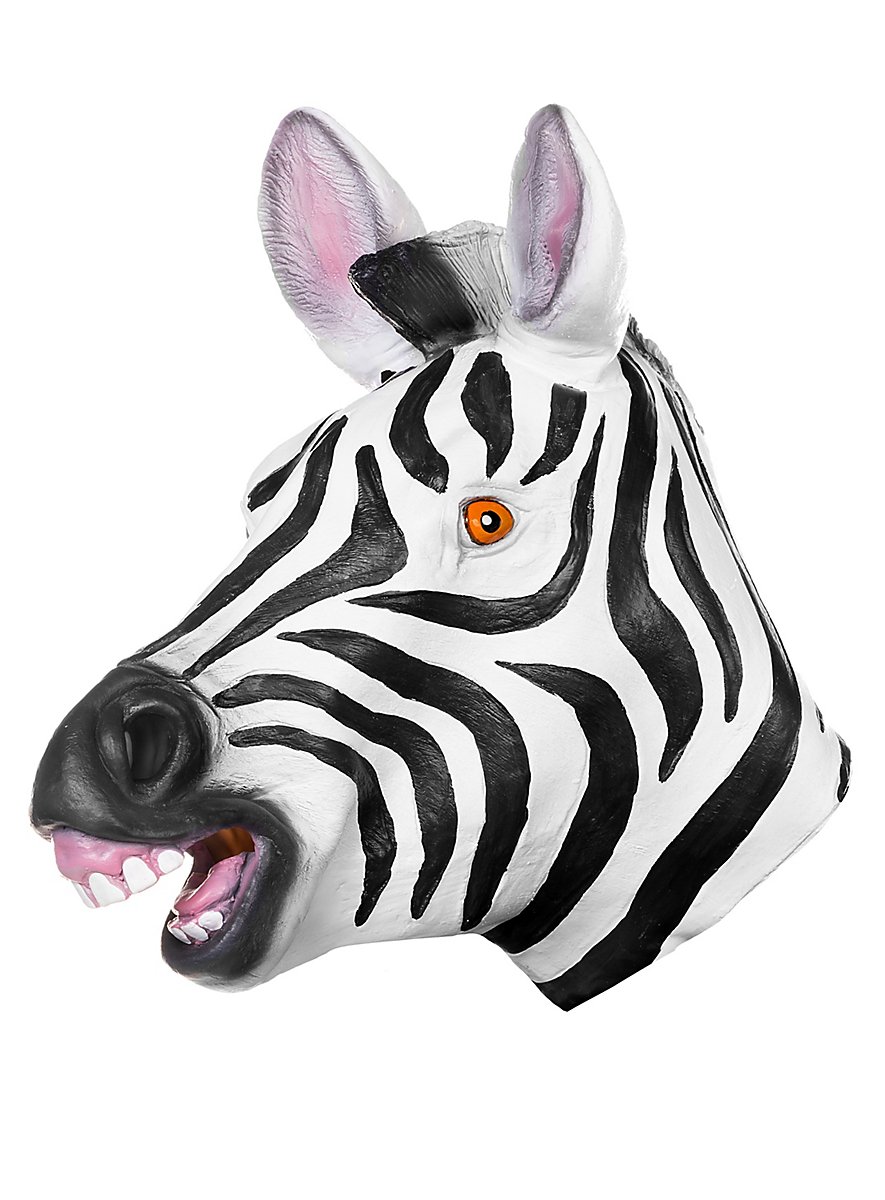 Zebra mask from latex - maskworld.com