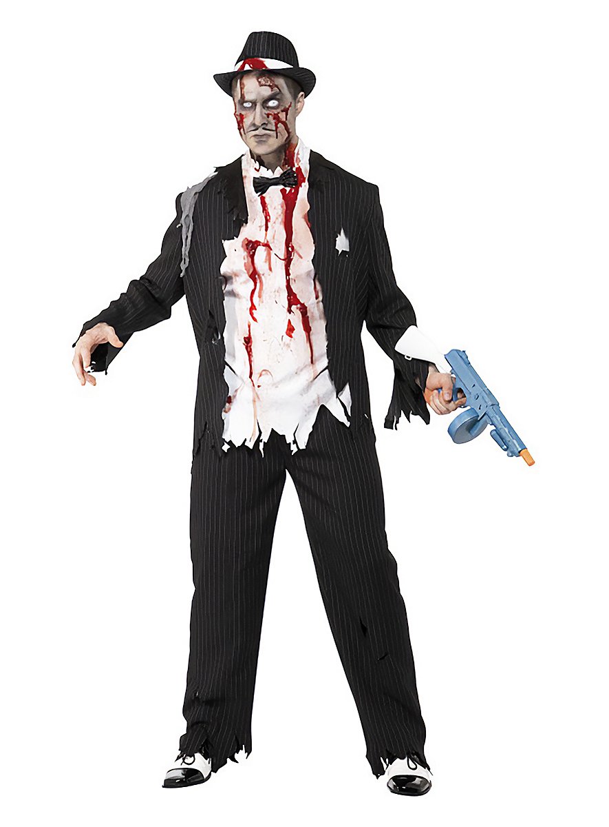Zombie Gangster Kostüm - maskworld.com