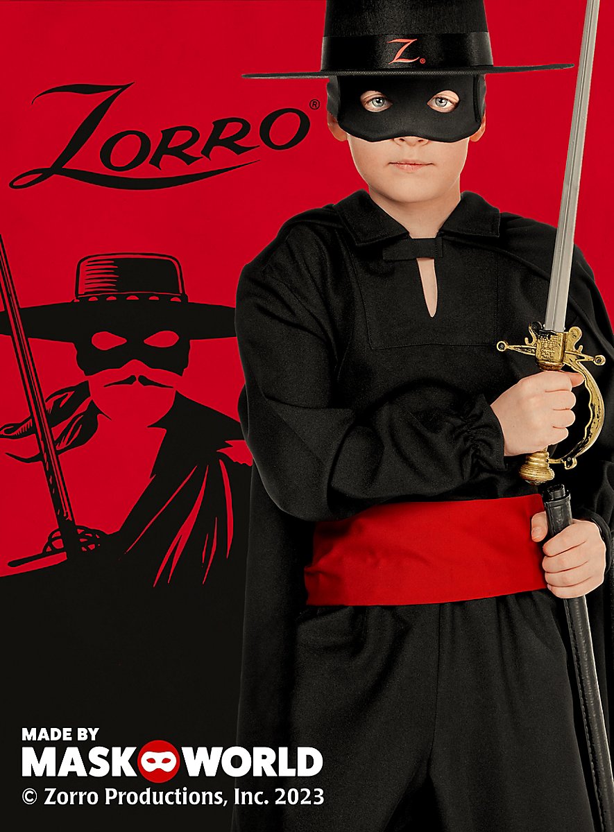 Zorro hat for kids - maskworld.com