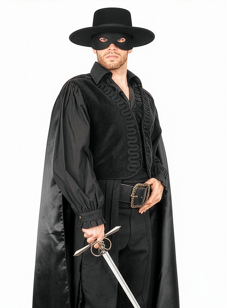 Zorro mask made of cotton - maskworld.com