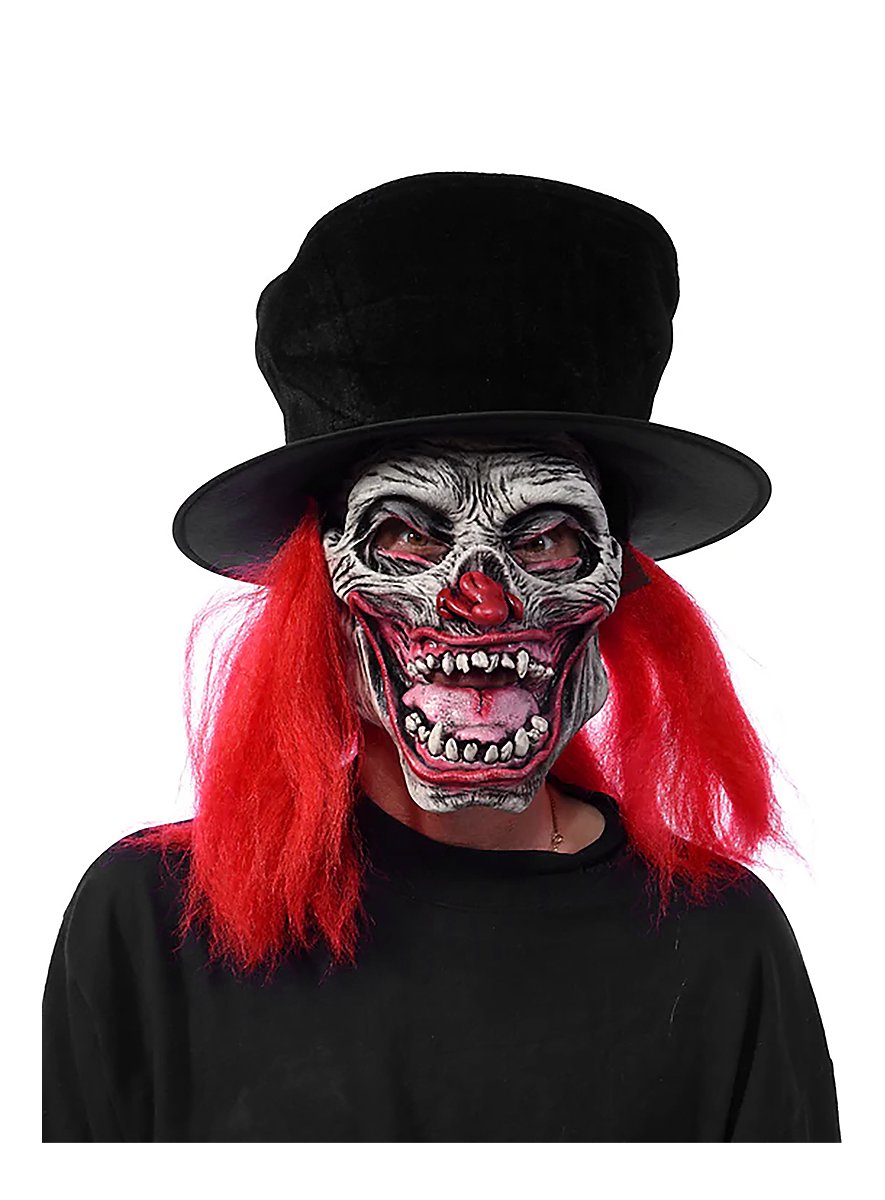 Zwarte Voodoo Clown Masker - maskworld.com