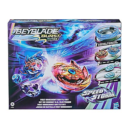 Beyblade - Beyblade Burst Surge Speedstorm Volt Knockout Battle Set ...