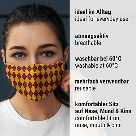 fabric mask for children magic school red - superepic.com