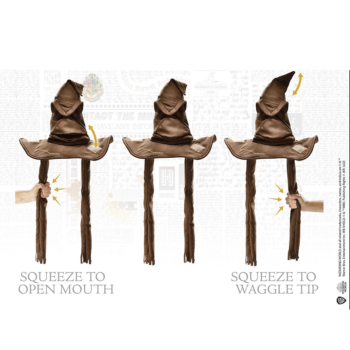 Harry Potter - interactive talking hat - superepic.com