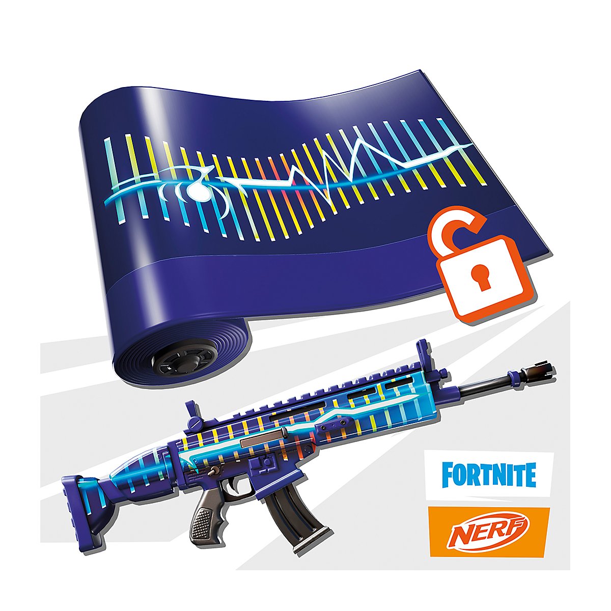 Nerf Fortnite Blue Shock Blaster - superepic.com